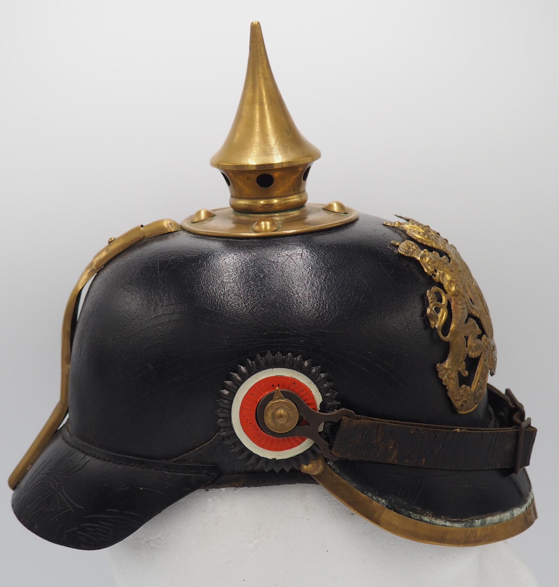 Bavarian NCO/Enlisted Infantry Pickelhaube - Headgear - Age of Kings ... Bavarian NCO/Enlisted Infantry Pickelhaube - Headgear - Age of Kings ...